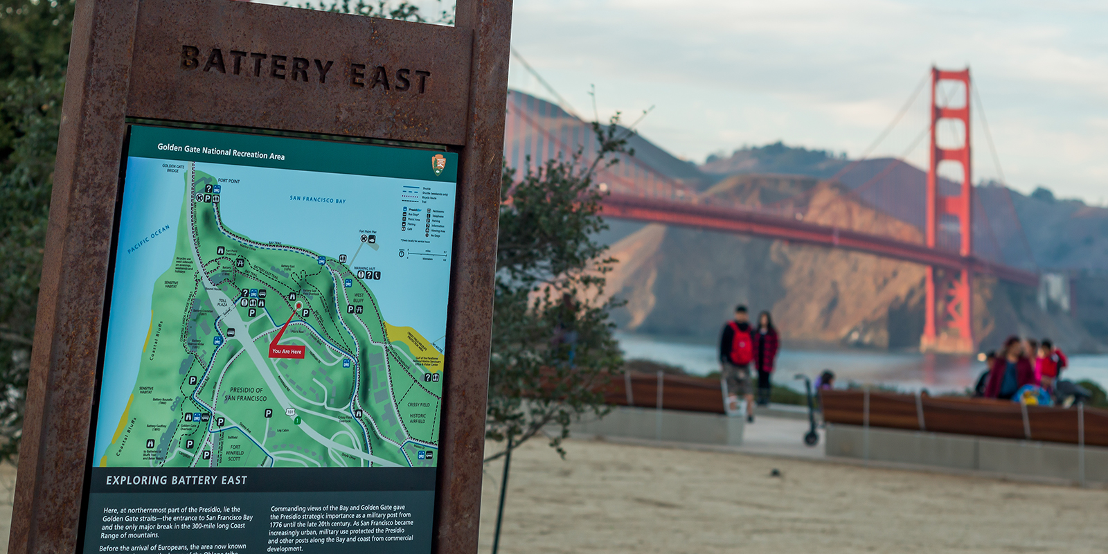 New Battery East Vista by Golden Gate Bridge in the Presidio | Golden ...